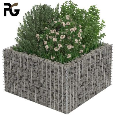 China Easily Assembled High Tensile Solid 4x4 Gabion Basket Welded Wire Price Welded Wire Mesh Gabion for sale
