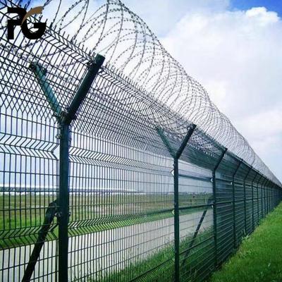 China Easily Assembled High Security Fencing Razor Barbed Wire Anti Climb Airport Barrier For Sale for sale