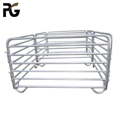 China Easily Assembled 12ft High Quality Galvanized Corral Panels Cattle Horse Cow Sheep Fence Panels for sale