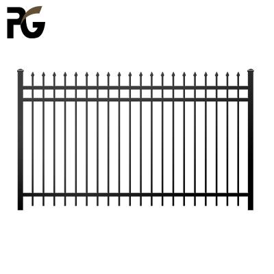 China New Design Easily Assembled Cheap Aluminum Fence Panel Steel Metal Picket Fence Ornamental for sale