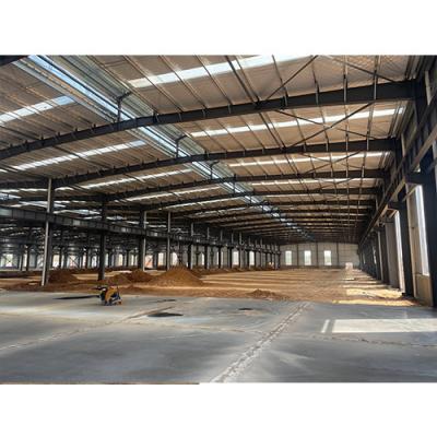 China Sustainable Steel Structure Light Weight Metal Building Steel Structure Workshop Building Steel Structure Garage for sale