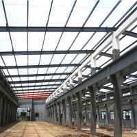 China Industrial Factory Design Galvanized Metal Petrol Station Low Cost Building Construction Light Prefabricated House Workshop Warehouse Frame Steel Structure for sale