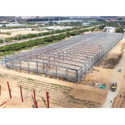 China Steel Structure Light Workshop Building with Welding Cutting Bending Services for sale