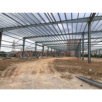 China Large-Span Space High Rise Modular Construction Industrial Commercial Hybrid House Office Prefab Prefabricated Metal Steel Structure Building for sale