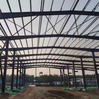 China Multi Storey Prefab Commercial Buildings Prefabricated Steel Structure Prefab Shed Building Metal Warehouse Building for sale