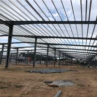 China Prefabricated Steel Structure Warehouse Hall Workshop Pre-Engineered Hangar Buildings Steel Shed Construction for sale