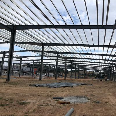 China Prefabricated Steel Structure Warehouse Hall Workshop Pre-Engineered Hangar Buildings Steel Shed Construction for sale