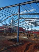 China 1000 Square Meter Prefabricated Ready Made Steel Structure Warehouse Building for Food Factory for sale