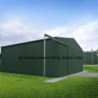 China Prefab Steel Warehouses Buildings / prefabricated Hangar Buildings Quick Steel Structure Warehouse for sale