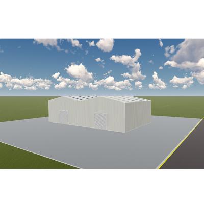 China Customizable Prefab Steel Structure Car Garage with Metal Roof and Anti-Corrosion Coating for sale