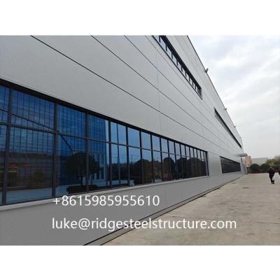 China Industrial Galvanized Metal Prefabricated / Prefab Steel Structure Warehouse / Workshop / Construction Building For Storage / House for sale