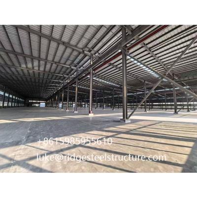 China Modern Design Light-Weight Prefab Steel Workshop Metal Building Car Parking Garage Shed for sale