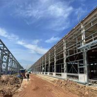China Precision Engineered Large Span Steel Frame Commercial Supermarket Building Construction for sale