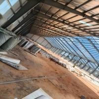 China Painted Metal Steel Structure Logistics Warehouse Prefab Steel Storage Building for Factory for sale