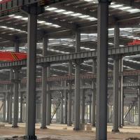 China Prefab Steel Structure Warehouse Building Kits, Industrial Workshop & Petrol Station Canopy Roof, One Stop Solution Low Cost Steel Construction for sale