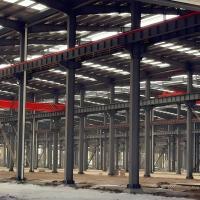 China Steel Frame Construction Prefab Hanger Prefabricated Factory Warehouse Metal Building Quick Assemble for sale