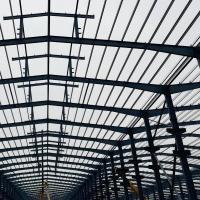 China Customized Size Steel Structure Building with Sandwich Panel Roof and Prefabricated Warehouse Design for sale