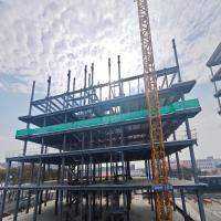 China Prefabricated Ready Made Steel Structure Large Industrial Warehouse Building Pre Engineered Construction for sale