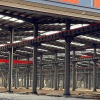 China Prefabricated Steel Structure Warehouse Building Industrial Design With Long-Lasting Durability for sale