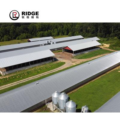 China Heavy Duty Prefab Hangar Shed Steel Structure Workshop For Industrial Use for sale