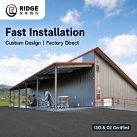 China Rainy Season Proof Steel Structure Warehouse Prefab Metal Workshop Building with Strong Drainage Roof for Africa Storage for sale