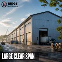 China Promotion Industrial Prefabricated Steel Structure Warehouse with Q235B/Q355 Material Designed for 50 Years for sale