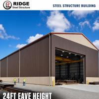 China Modern Prefabricated Steel Warehouse With High-Strength Galvanized Steel Structure Eco-Friendly & Energy-Saving for sale