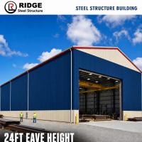 China Steel Structure Industrial Workshop Hall Construction With High Durability Prefab Building for sale
