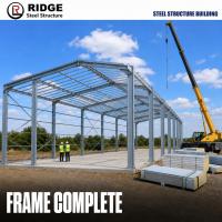 China Modern Prefabricated Steel Warehouse With High-Strength Galvanized Steel Structure Eco-Friendly & Energy-Saving for sale