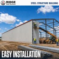 China Rainy Season Proof Steel Structure Warehouse Prefab Metal Workshop Building with Strong Drainage Roof for Africa Storage for sale