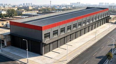 China Building Steel Structure Suitable for Office Buildings，shopping room  Warehouses and Factories with Flexible Design and Material Choices for sale
