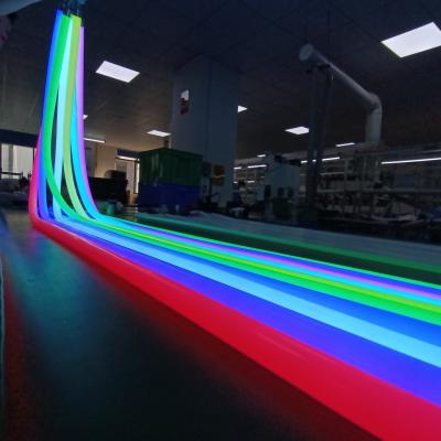 China LANDSCAPE D25mm 360 LED Round Rope Neo Flex Strip Tape Flex Neon Light IP67 28w DC 24v RGB Color Round LED Strip Neon Tube for sale