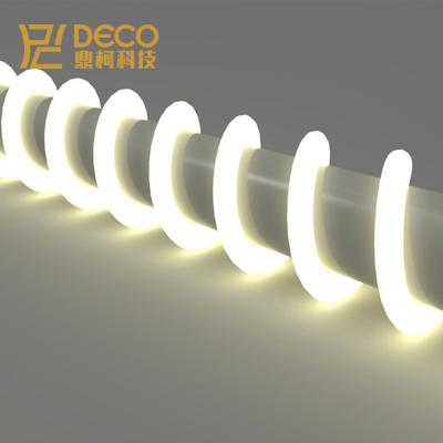 China LANDSCAPE Circular 12V 24V 360 Degree Silicone Round Cable LED Neon Lights With 25mm Diameter for sale