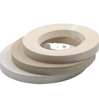 China 1mm Thick Wood Grain PVC Edge Banding Tape with Environmental Protection for Furniture Cabinets & Tables for sale