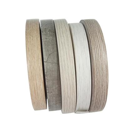 China Waterproof Eco Friendly PVC Edge Banding Tape for Furniture with 0.4mm-3mm Thickness for sale
