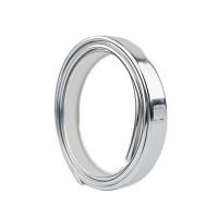 China Water Resistant Eco-Friendly Brushed Metallic PVC Edge Banding for Furniture and Cabinets for sale