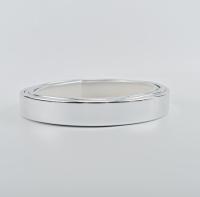 China Waterproof Silver Brushed Metallic PVC Edge Banding - Flexible Decorative Trim for Kitchen & Wardrobe for sale