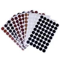 China 21mm/12mm/15mm/30mm PVC Screw Cover Matte Solid Color Customizable Furniture Hole Stickers for sale