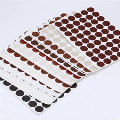 China Self-adhesive Waterproof PVC Screw Covers with Customizable Colors for Furniture Repair for sale