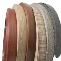 China Furniture PVC Laminate Edge Banding Tape White Oak Color Finish ABS Melamine Plastic Acryl Wood Grain Eco-Friendly for sale