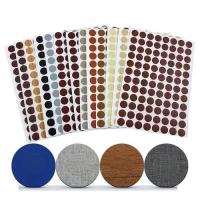 China Self Adhesive Screw Hole Stickers Caps Waterproof Self Tapping Plastic Screw Cap Covers for Wood Screws Wall Cabin for sale