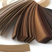 China Furniture PVC Laminate Edge Banding Tape White Oak Color Finish ABS Melamine Plastic Acryl Wood Grain Eco-Friendly for sale