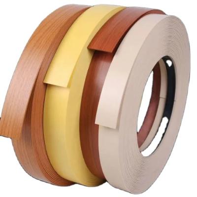 China Environmentally Friendly PVC Edge Banding Tape Water Resistant High Glossy Surface Multipurpose Furniture Accessories for sale