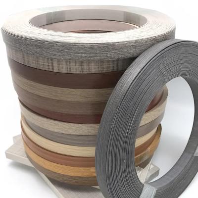 China Decorative Wood Grain and Colored Laminate Self Adhesive Paper Edge Banding Tape for sale