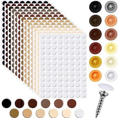 China Decorative PVC Adhesive Pvc Screw Hole Cover Screw Cover Sticker for Professional Applications for sale