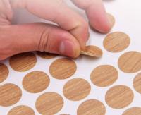 China Decorative PVC Adhesive Pvc Screw Hole Cover Screw Cover Sticker for Professional Applications for sale