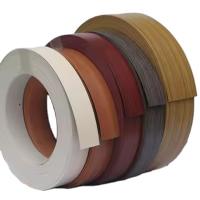 China Furniture Decorations Accessories Pvc Edge Banding Solid and Wood Grain Pvc Edge Banding Tapes Plastic Table Edging Trim for sale