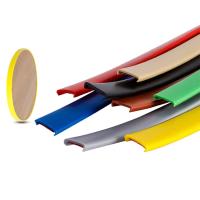 China Flexible PVC Rubber T Profile T Shaped Edge Banding with 0.35-3mm Thickness and 9-350mm Width for Furniture Applications for sale