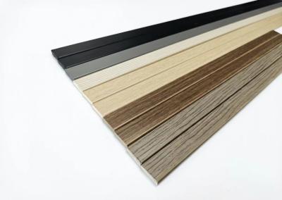China Custom Solid PVC Trim Molding and Edge Banding with Eco-Friendly Material and Corrosion-Resistant for Furniture and Flooring for sale