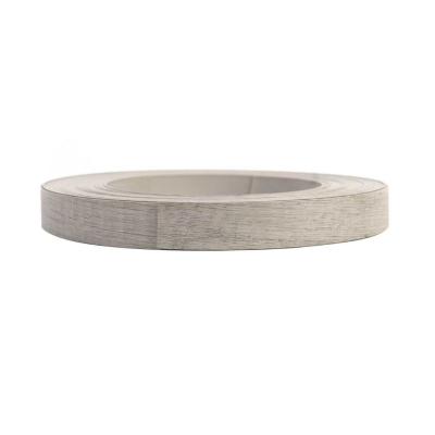 China Grey Wood Grain Customized PVC Edge Banding Tape for Furniture & Cabinet Edging for sale